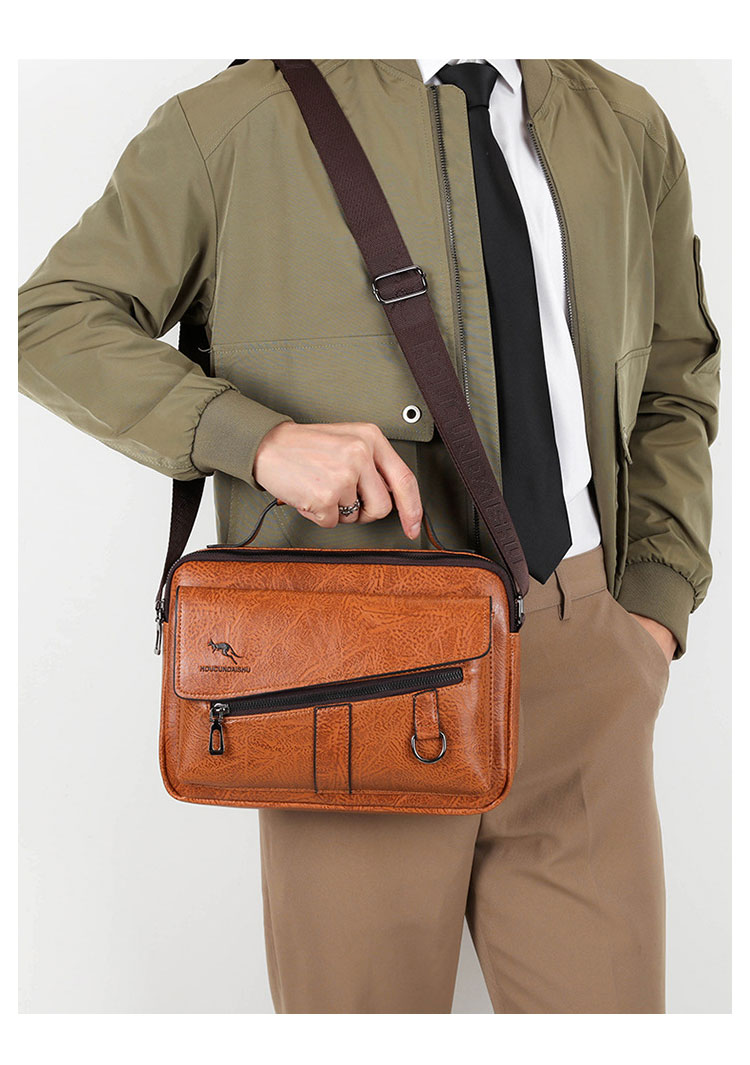 Whatna ショルダーバッグ メンズ レディース 3WAYトートバッグ ボディバッグ 斜め掛けバッグメッセンジャーバッグ PUレザー 大容量 マザーズバッグ 手提げバッグ フォーマル ...