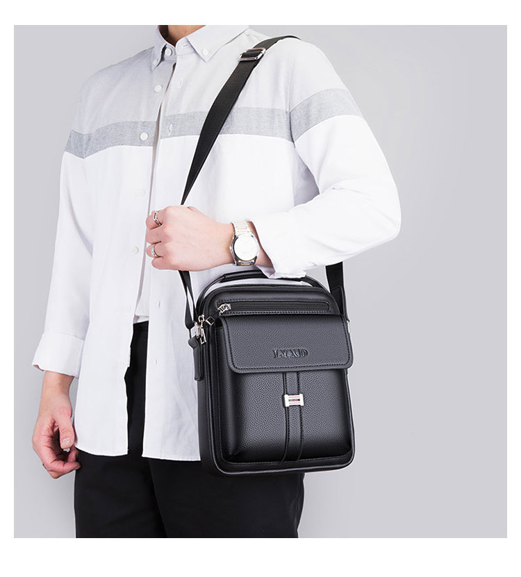 Whatna 革 ワンショルダーバッグ メンズ 3way斜め掛け胸バッグ 手提げバッグ セカンドバッグ 手持げバッグPU厚 手 レザーIpad 9.7収納可 カジュアル フォーマル ビジネス ...