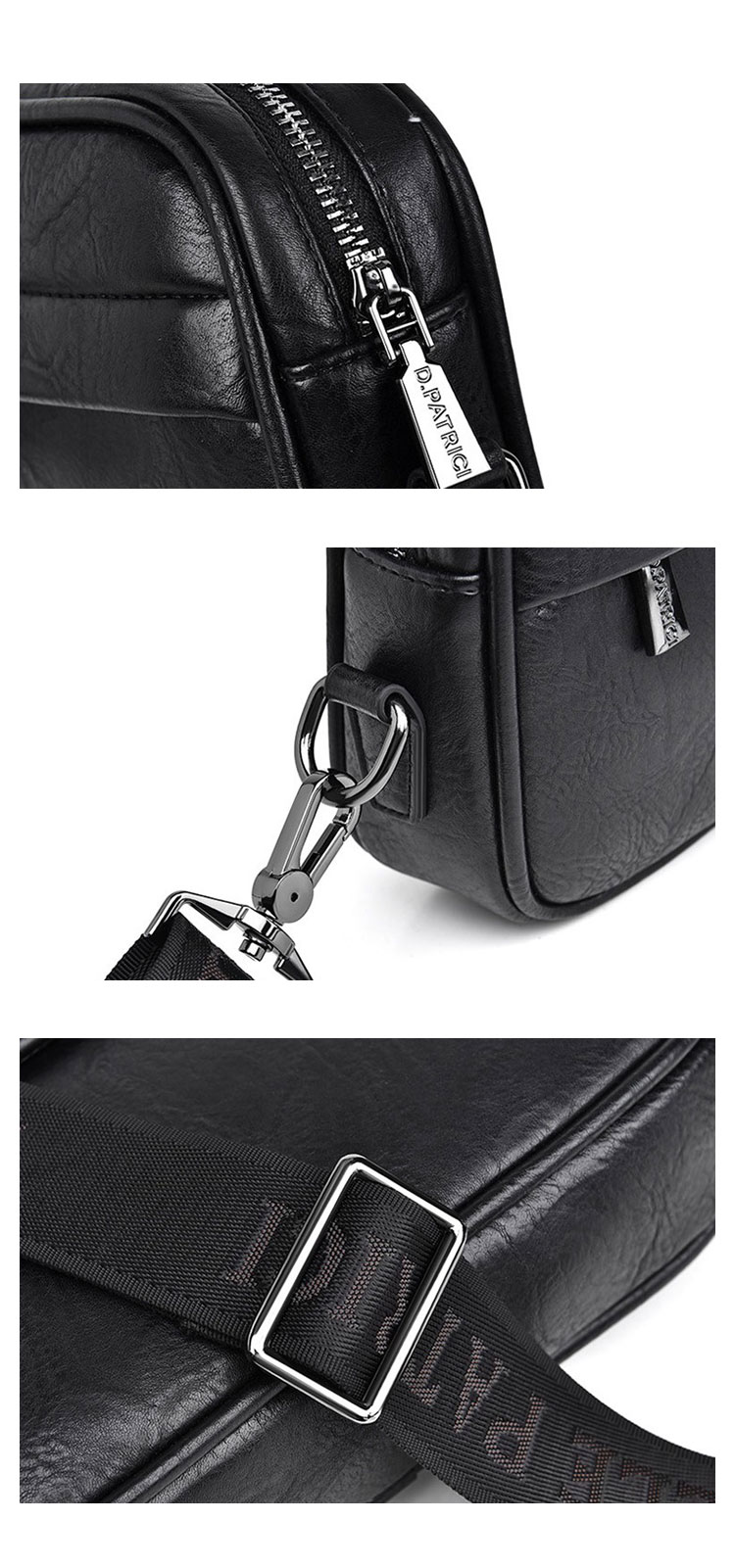 Whatna 革 ワンショルダーバッグ メンズ 3wayセカンドバッグ ミニ斜め掛け ボディバッグ 胸バッグ 小さめメッセンジャーバッグ 手持げバッグ Ipad Mini収納可 カジュアル ...