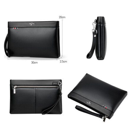 Whatna 2way 革 セカンドバッグ メンズ クラッチ バッグ A4 B5 Whatna 2way 革 セカンドバッグ メンズ クラッチ バッグ A4 B5