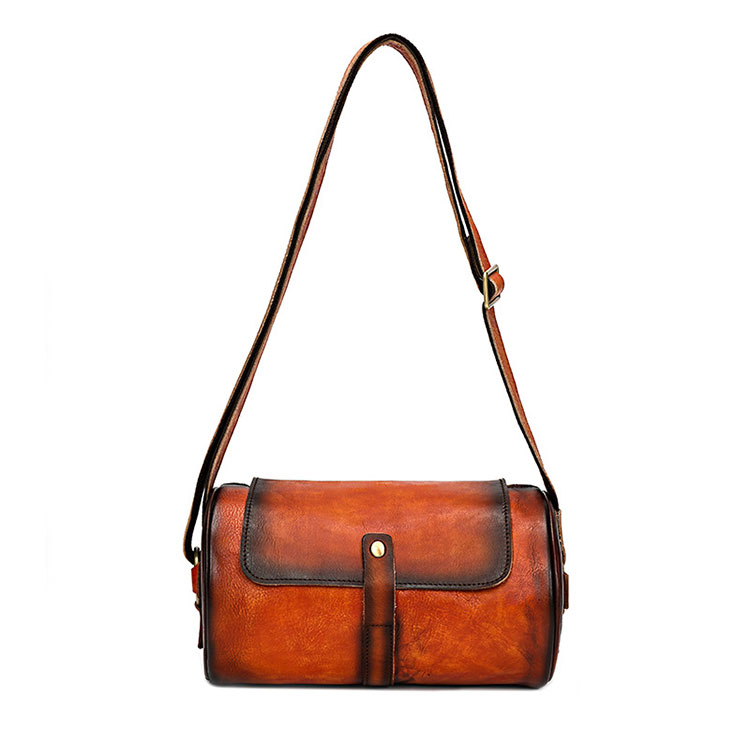 Whatna アンティーク風合い鞣し天 然 牛革 ミニショルダーバッグ メンズ 2way 斜め掛け ミニボディバッグ ミニ胸バッグ 小型ポシェット セカンドバッグ 小さ カジュアル フォーマル ...