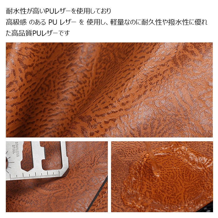 Whatna ショルダーバッグ メンズ レディース 3WAYトートバッグ ボディバッグ 斜め掛けバッグメッセンジャーバッグ PUレザー 大容量 マザーズバッグ 手提げバッグ フォーマル ...