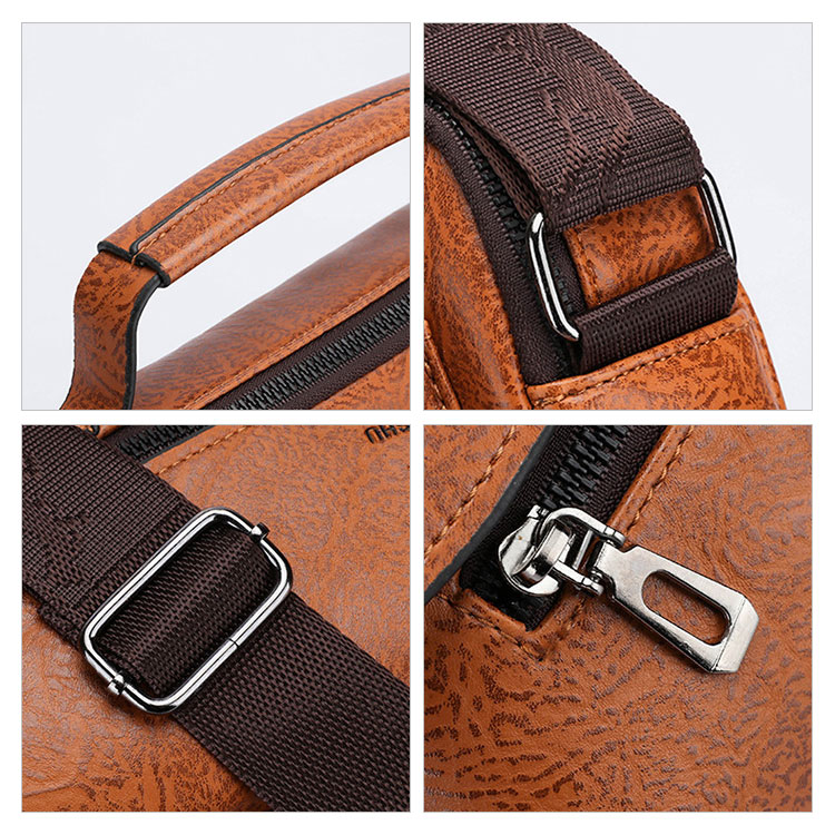 Whatna ショルダーバッグ メンズ レディース 3WAYトートバッグ ボディバッグ 斜め掛けバッグメッセンジャーバッグ PUレザー 大容量 マザーズバッグ 手提げバッグ フォーマル ...